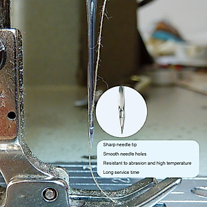 Sewing Machine Needles, Pack of 50, for Singer, Brother, Janome, Varmax and Home Sewing Machines. Universal Standard Needles in Sizes 65/9, 75/11, 90/14, 100/16, 110/18