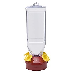 Perky-Pet 201 Lantern Hummingbird Feeder- 18 oz, Red