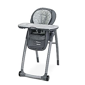 Graco Table2Table Premier Fold 7 in 1 Convertible High Chair | Converts to Dining Booster Seat, Kids Table and More, Landry, 15x19.29x27 Inch (Pack of 1)