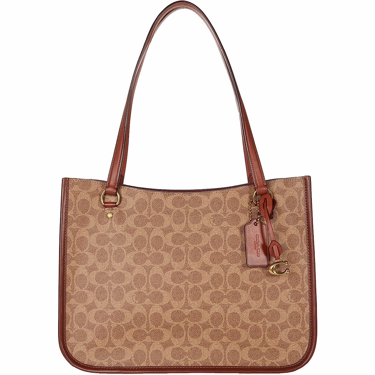 Coach Coated Canvas Signature Tyler Carryall B4/Tan Rust One Size