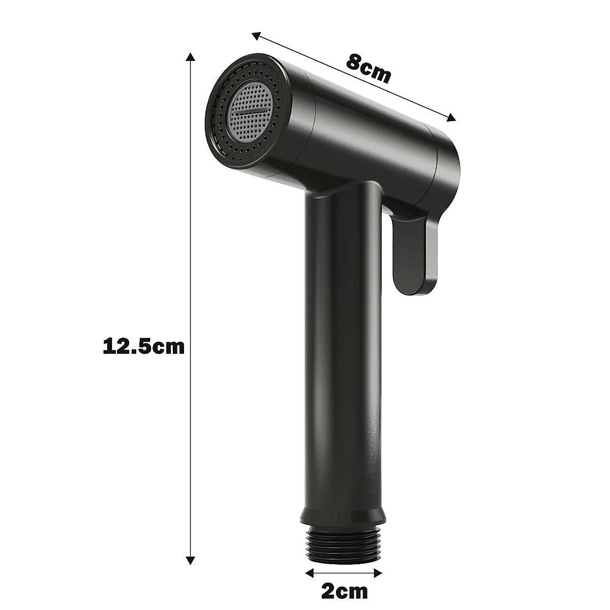 Brass Handheld Bidet Sprayer Head for Toilet and Bath, Durable Brass Handheld Bidet Sprayer for Adjustable Jet Spray in Toilet Bathroom