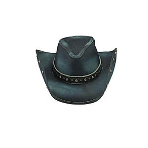 Better Than Yesterday Blue Denim Western Hat Extra Large