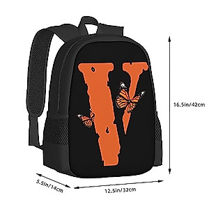 Fleiyd Big V Backpack Pencil Case Lunch Bag 3 Piece Set Vogue Backpack Laptop Bag Boys And Girls' Backpack