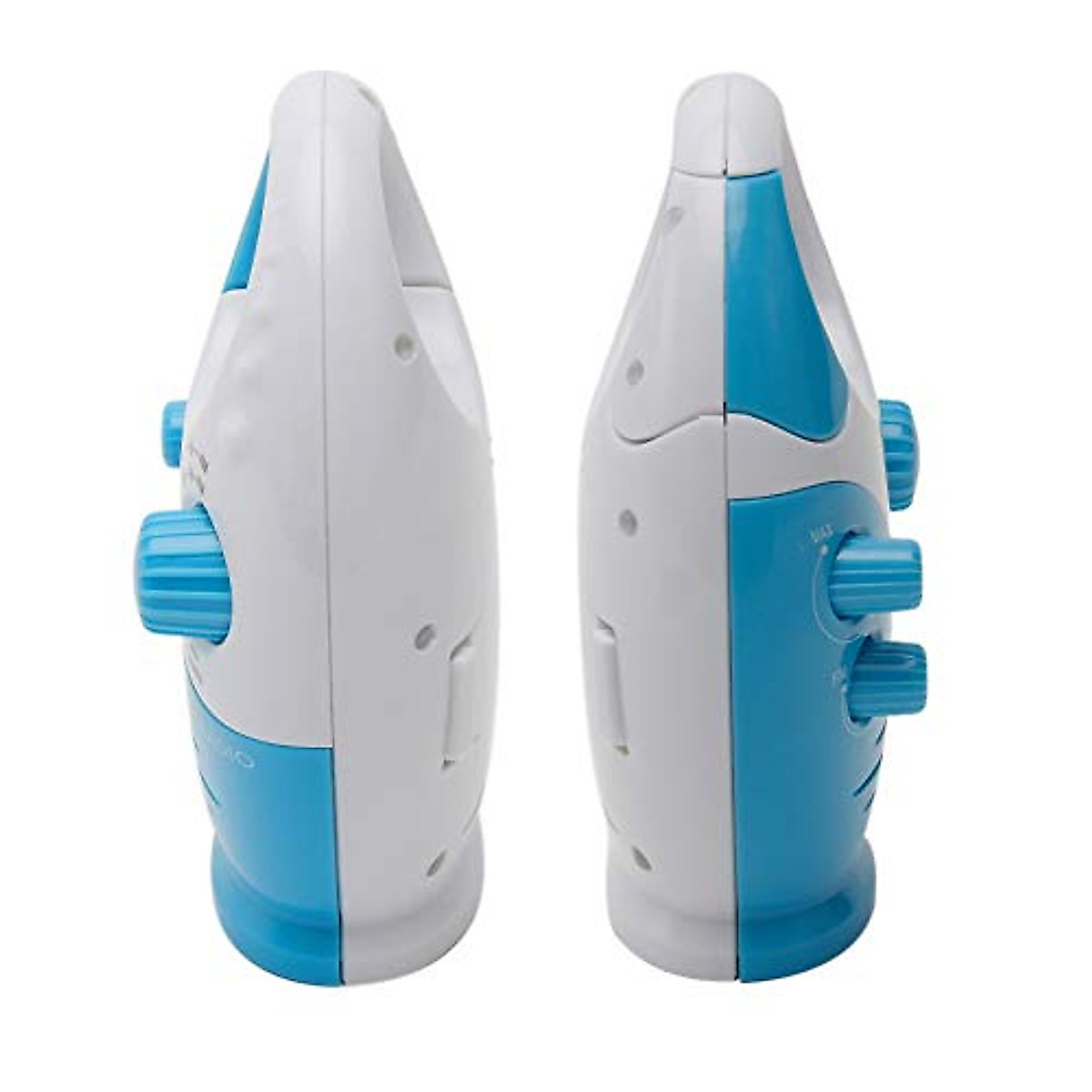 Waterproof Shower Radio, Splash Proof AM/FM Radio with Top Handle for Bathroom Outdoor Use - Built-in Speaker & Adjustable Volume(Blue and White)