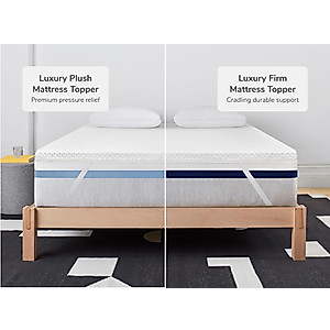 Helix GlacioTex Premium Mattress Topper - Luxury Plush, Queen