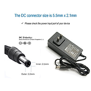 Samsung Wisenet Compatible CCTV Security Camera Power Adapter for DVR, NVR, AHD | 12V 3A 100-240V AC DC Power Supply Compatible with Lorex, Night Owl