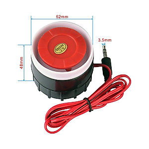 2V 3V 5V 6V 9V 12V DC Piezo Electronic Buzzer Very Load Alarm Electric Security Siren Horn 120dB@12VDC
