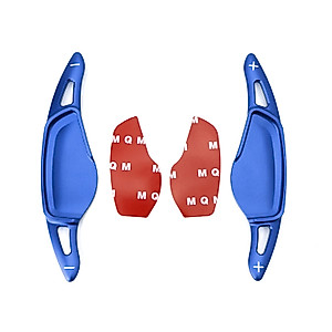 iJDMTOY Sports Blue CNC Billet Aluminum Large Paddle Extensions Compatible with Toyota 2020-up Supra GR