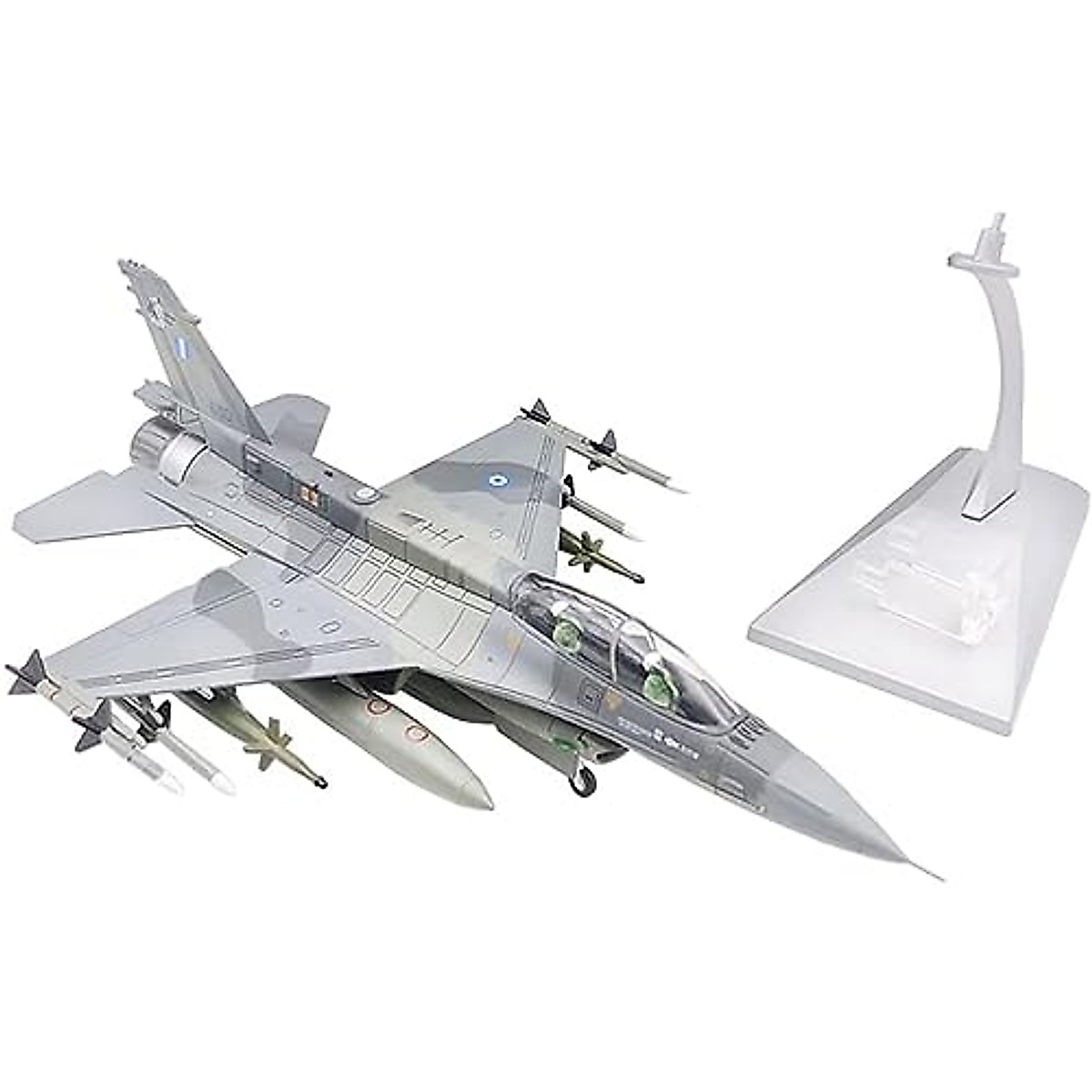 Flmenunu F-16D Fighter Jet Airplane Model 1/72 Falcon Military Aircraft Diecast Models