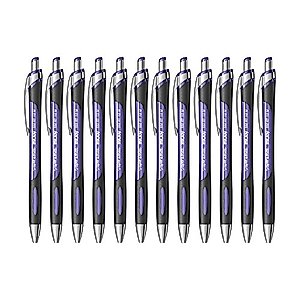 Paper Mate InkJoy 550RT Retractable Ball Point Pen, 1.0mm, Medium Point (Purple)