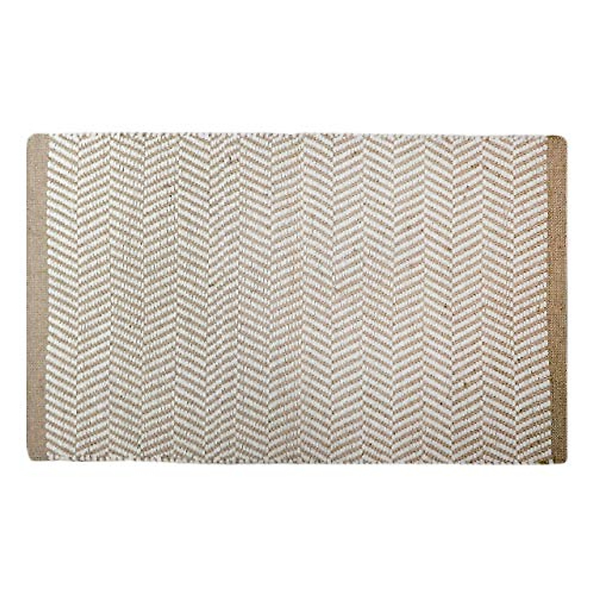 The Home Talk Jute Hemp Cotton Chevron Area Rug | Handcrafted Traditional Rugs | Braided Carpet | Natural Shag Rugs for Entryway Bedroom, Home Décor, Dining Room | Eco-Friendly | 2’ x 3 Store