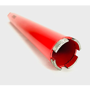 2" Inch Diamond Wet Core Drill Bit 1-1/4” Threaded by BLUEROCK Tools for Concrete Rebar Asphalt Brick Rock Masonry Hole Barrel Coring