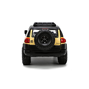 ModelToyCars Toyota FJ Cruiser #938 w/Extra Wheels, Yellow - Jada Toys 33028-1/24 Scale Diecast Car