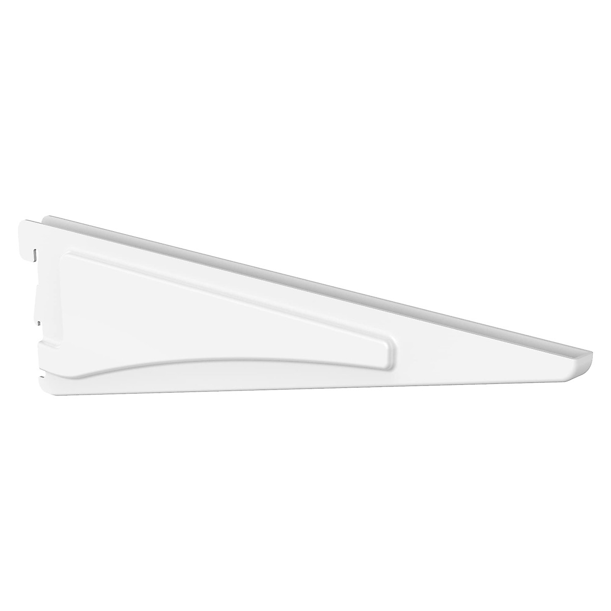 ClosetMaid Bracket Hardware for Laminate Wood Shelf, Compatible with ShelfTrack Standards, 3862, White Finish, 10-Inch