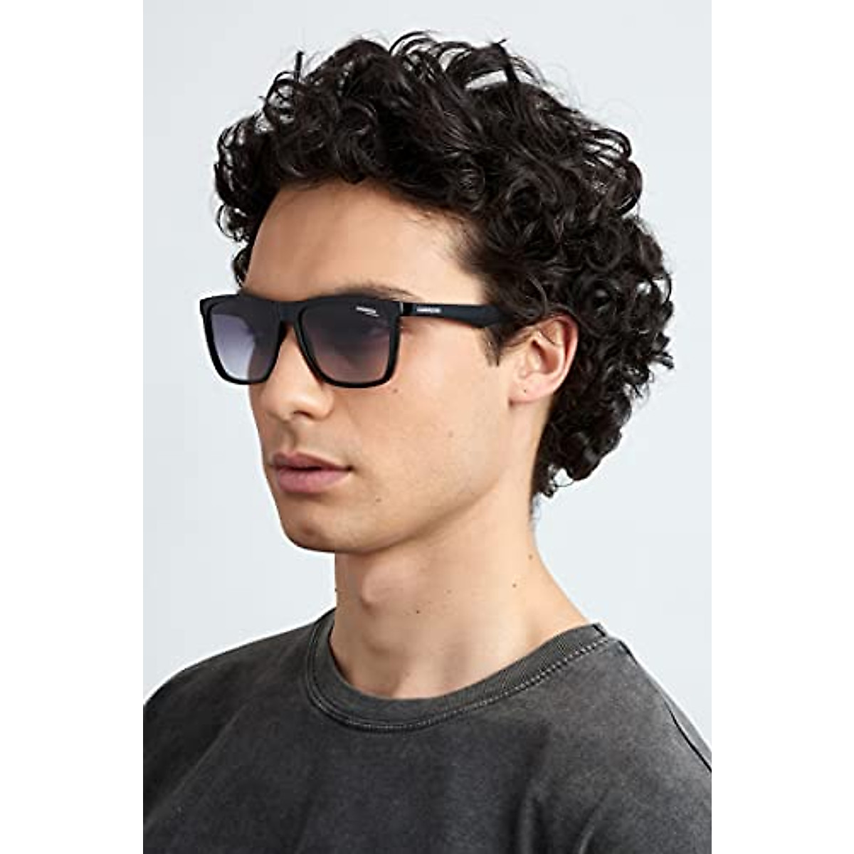 Carrera mens Carrera 5041/S Sunglasses, Black/Dark Gray Gradient, 56mm 16mm US