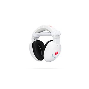 Lucid Audio HearMuffs Baby Hearing Protection (Over-The-Ear Sound Protection Ear Muffs Infant/Toddler/Child), One Size, White