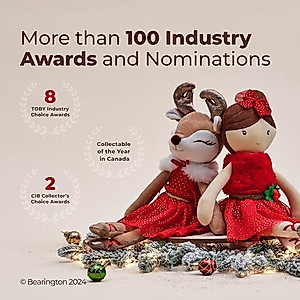 Bearington Big Snowball Snowman Plush, 12 Inch Snowman Stuffed Animal, Ideal Stuffed Christmas Animals Gift for Toddlers, Kids & Teens