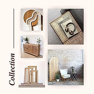 CLAYNIX 24" Width Square Cane Webbing- 24" x 20 Ft Sheet - Rattan Cane Webbing Roll -Caning Material for Chairs, Cabinet, Door -Open Weave Wicker Woven Rattan Sheets - Cane Fabric (20 FEET)