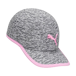 PUMA womens Puma Evercat Taylor Running Cap, Grey/Pink, One Size US