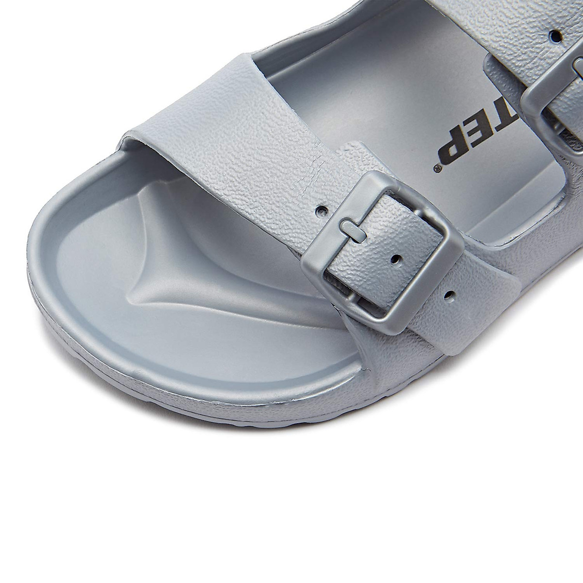 Weestep Essential Lightweight Double Buckle Slip-on Flat Adjustable Women's Men's Sandals