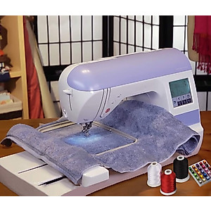 Simthread Brother 40 Colors 40 Weight Polyester Embroidery Machine Thread Kit 550Y(500M) for Brother Babylock Janome Singer Husqvarna Bernina Embroidery and Sewing Machines