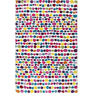 nuLOOM Allard Striped Shag Area Rug, 5' 3" x 7' 6", Multi