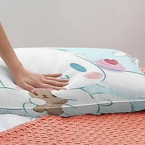 RIDD 3pcs Cinnamoroll Duvet Cover, Twin Bedding Sets, Kawaii Bedding, Anime Comforter Bedspread Quilt Cover, Kawaii Beding Gifts for Teenage Boys Girls, 2 Pillow Sham