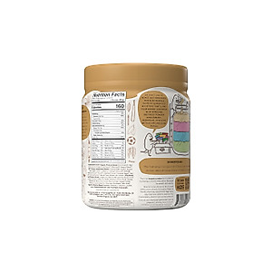 KOS Vegan Protein Powder, Chocolate Peanut Butter - Low Carb Pea Protein Blend, USDA Organic Superfood with Vitamins & Minerals - Keto, Soy, Dairy Free - Meal Replacement for Women & Men - 10 Servings