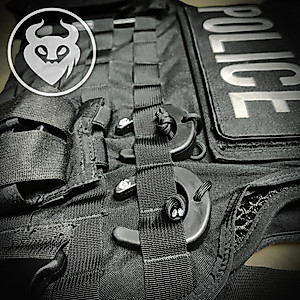 Militaur First Responder Door Stop. Stops Doors from Closing. Orange is Glow in The Dark. Police & EMS Door Jam. Firefighter Tools Door Wedge. Door Pinch Guard. Molle & PALS Compatible. (Pack of 2)