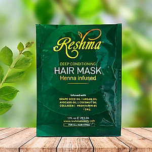 Reshma Beauty Deep Conditioning Hair Mask |Hair Treatment Infused with Collagen & Pro-Vitamin B5|Restorating & Nourishing for All Hair Types | (Pack of 1), 1.05 fl.oz