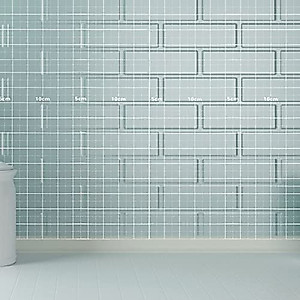 YARNOW 3 Rolls Oilproof Wallpaper Room Self- Cabinet Adhesive Tile Liner Ornament Stickers Kitchen Backsplash Oil Cupboard Practical Indoor Cm*m Household Proof Countertop