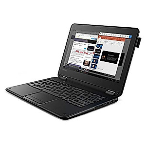 Lenovo wt-81FY000SUS 300e Winbook Touchscreen LCD 2 in 1 Notebook, Windows 10 Pro, Intel Celeron N3450, 1.1 GHz, 64 GB, 11.6 (Renewed)