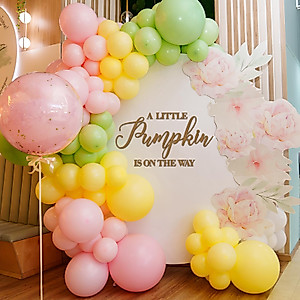 Yalikop A Little Pumpkin Is On The Way Baby Shower Wooden Sign Backdrop A Little Pumpkin Is On The Way Banner Little Pumpkin Baby Shower Wood Sweets Birthday Party Little Pumpkin Girl Boy Birthday