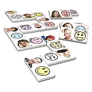 Junior Learning Emotion Dominoes,4.7 x 1.5 x 7.8 inches