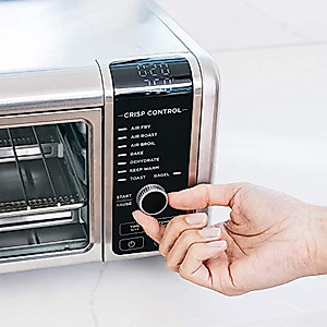 Ninja Foodi SP101/FT102CO Digital Fry, Convection Oven, Toaster, Air Fryer, Flip-Away for Storage, with XL Capacity, and a Stainless Steel Finish (Renewed)