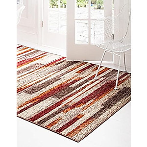 Unique Loom Autumn Collection Area Rug - Wheat (2' x 3' 1" Rectangle, Multi/ Beige)