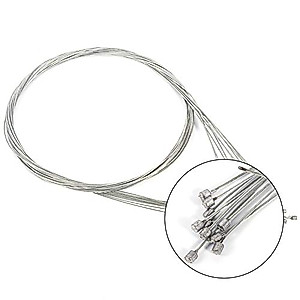 Demeras Bike Cable Wire, Derailleur Cable Slick Road Shift Cable Strong Adjust Speed for Mountain Bike Road Bike or Folding Bike