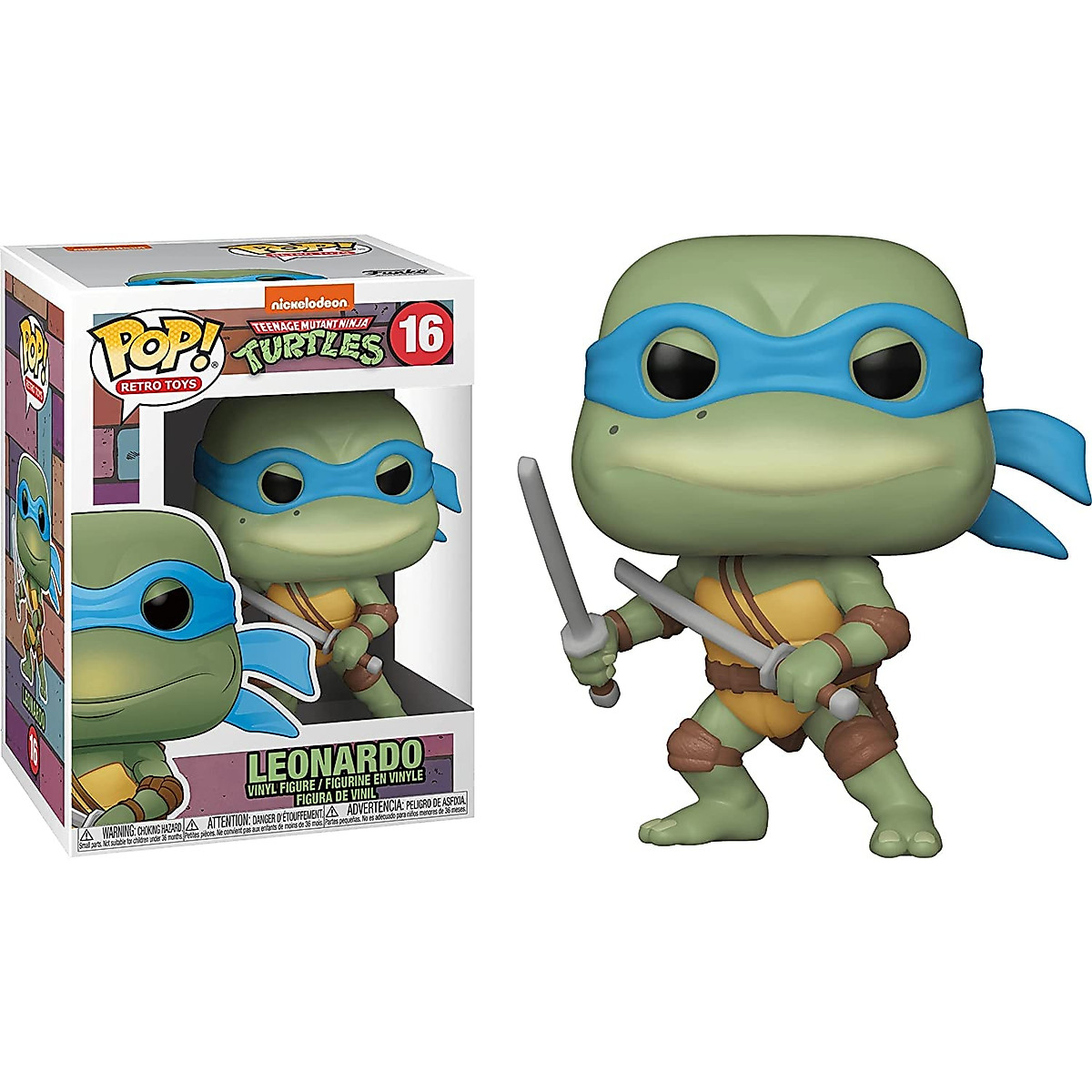 POP Teenage Mutant Ninja Turtles - Leonardo Funko Vinyl Figure (Bundled with Compatible Box Protector Case)