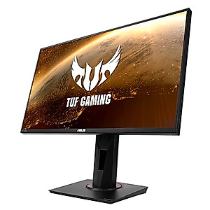 ASUS TUF Gaming VG259QM 24.5” Monitor, 1080P Full HD (1920 x 1080), Fast IPS, 280Hz, G-SYNC Compatible, Extreme Low Motion Blur Sync,1ms, DisplayHDR 400, Eye Care, DisplayPort HDMI BLACK