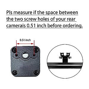 Reverse Rear Camera License Plate Bracket Universal Car Dash Cam Mirror Camera Kit Rearview Camera Mount, Installation Holder for Backup View Camera
