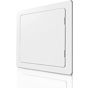 Access Panel for Drywall - 12 x 12 inch - Wall Hole Cover - Access Door - Plumbing Access Panel for Drywall - Heavy Durable Plastic White (12 x 12)
