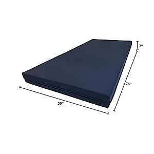 Mielmooncare 7-Inch Waterproof No-Springs Bed Mattress Eco-Barrier,Clean&Body,Supportive Spinal,Indoor-Outdoor Friendly,Flippable,One Breeze Comfort (Twin XL 39x79, 7 ")