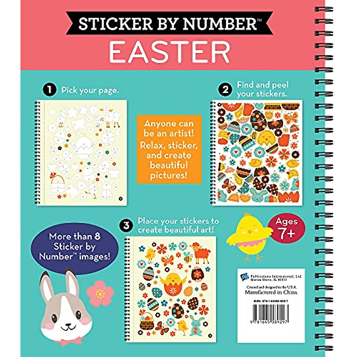 Brain Games - Sticker by Number: Easter