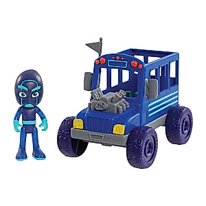 PJ Masks Vehicle & Figure - Night Ninja Bus, Blue