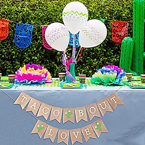 Taco Bout Love Burlap Banner - Taco Bout Love Couples Bridal Shower, Taco Bar Sign, Taco Burlap Banner, Fiesta Bachelorette Party Banner, Fiesta Bridal Shower Decorations, Mexico Bachelorette Theme