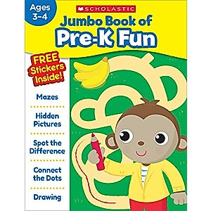 Jumbo Book of Pre-K Fun Workbook