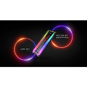 XPG S40G 1TB RGB 3D NAND PCIe Gen3x4 NVMe 1.3 M.2 2280 Internal SSD (AS40G-1TT-C)