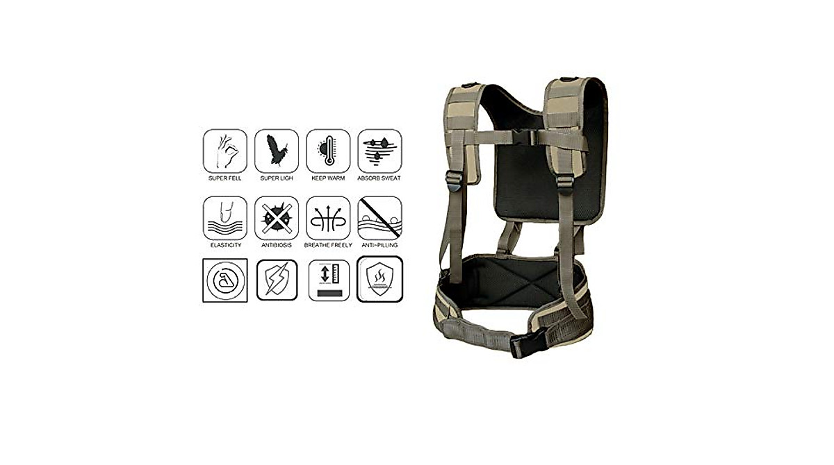 Metal Detector Harness - Comfortable & Adjustable Support Sling