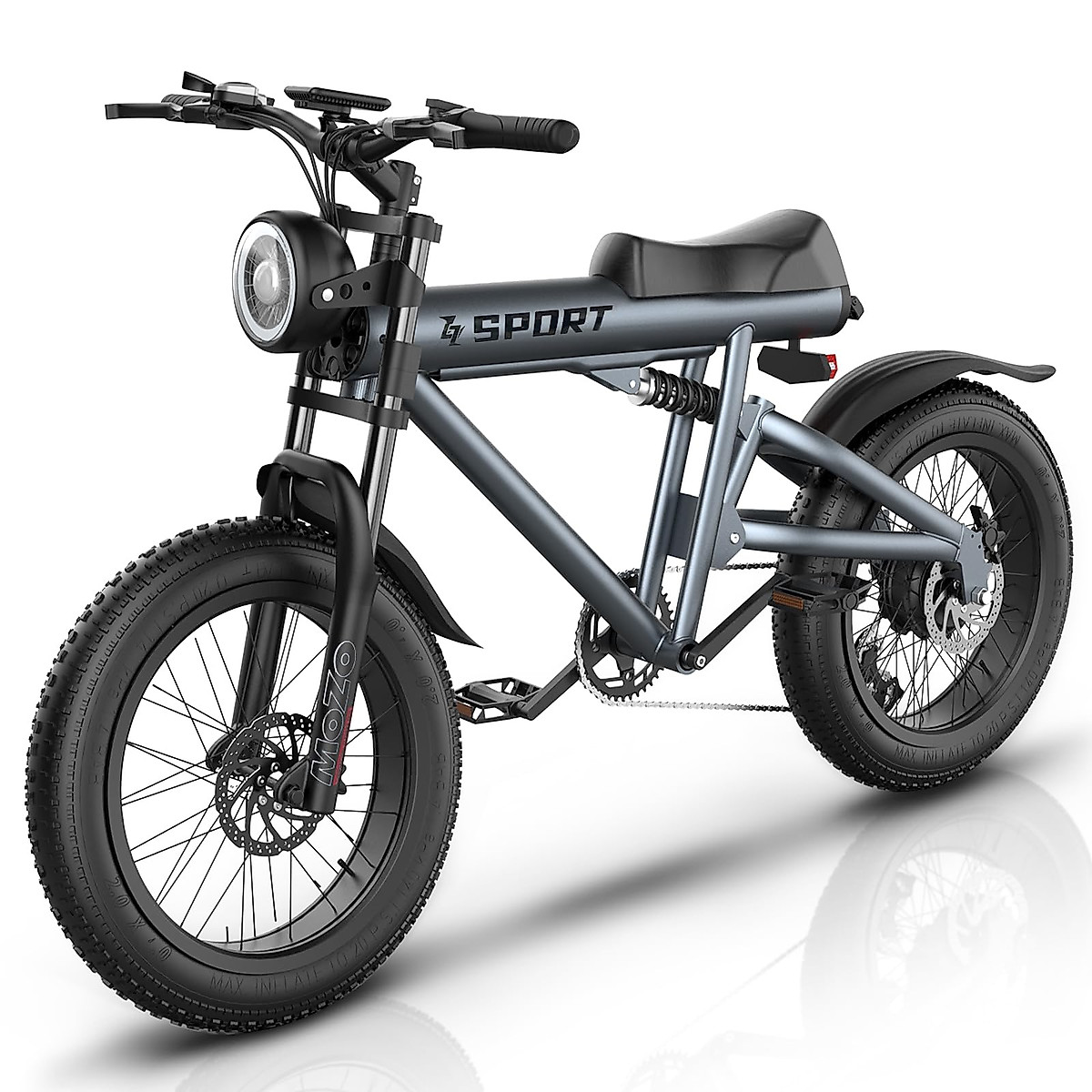 PJIBO Electric Bike for Adults 31MPH Ebike,1200W Electric Dirt Bike Long-Lasting 48V 20AH Removable Battery,20" x4.0 Fat Tire Electric Bicycle
