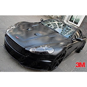 3M 2080 S12 SATIN BLACK 5ft x 4ft (20 sq/ft) Car Wrap Vinyl Film